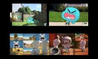 [Rabbids & Gumball edition] Sparta Remix Quadparison - Youtube Multiplier