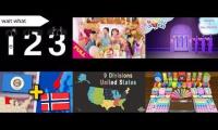 Uncannystart Band Miracle Puzzle Squares American States Unite With ...
