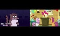 Regular Show My Little Pony Rigby Read The Rejection Letter And ...
