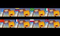 BFDI w/TDI theme in 8 languages - Youtube Multiplier