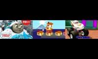 Thomas The Tank Engine BFDIA And Disney Infinity Cars - Youtube Multiplier