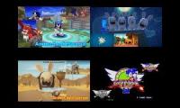 Sonic the hedgehog vs Rabbids Sparta Quadparison V1 - Youtube Multiplier