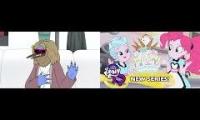 Regular Show And Equestria Girls Dumptown USA Pinkie Pie Snack Psychic ...