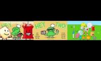 Hey Two Original vs BFDI clips AI BFDI - Youtube Multiplier