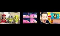 Shrek Mario Kart & DanTDM I Am Fish - Youtube Multiplier