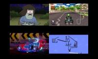 Regular Show Mario Kart Wii Flower Cup Cars 2 Battle Race Missions ...
