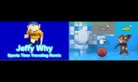 REMAKE Jeffy Why Vs Talking Tom Shorts Have a Sparta Time Travelling Remix Comparison - Youtube ...