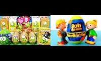 The crash 7 cut the rope sweet box vs bob the builder surprise egg ...