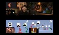 4 Characters watches scream at once v1 - Youtube Multiplier