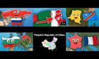 My favorite countries - Youtube Multiplier