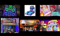 six arcade games playing at once - Youtube Multiplier