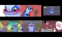 ALL BLUE FLUFFY POKES HE SCRATCH HIS HEAD AND EYES SMALL - Youtube ...