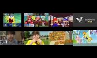 SpongeBob vs. SMG4 vs. Smosh Vs. My Little Pony Sparta Remix ...
