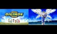 Digimon Season 1 Intro Comparison - Youtube Multiplier