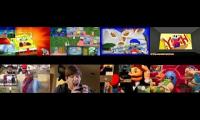 SpongeBob vs. SuperMarioGlitchy4 vs. Smosh vs. SML Sparta Remix ...