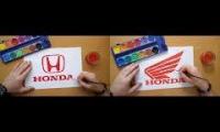 How to draw Honda Logos - Youtube Multiplier