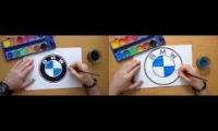 How to draw BMW Logos - Youtube Multiplier