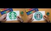 How to draw Starbucks Logos - Youtube Multiplier