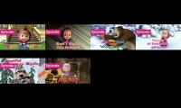 Every Episode of Masha and the bear 1-6 at the same time - Youtube ...