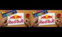 How to draw a Red Bull Logo - Youtube Multiplier