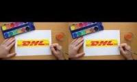 How to draw a DHL Logo - Youtube Multiplier