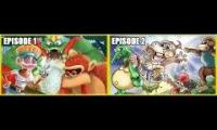 2 episodes of Uncle Alex Donkey Kong Country Abridged series playing at ...