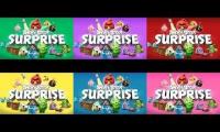 All Angry Birds Surprise Episodes At The Same Time! - Youtube Multiplier