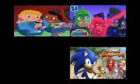 All tv shows 4 episodes playing at the same time - Youtube Multiplier