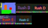 Numberblocks Hole Meets RUSH B GOD!!! Meets RUSH D GOD!!! Meets RUSH E ...