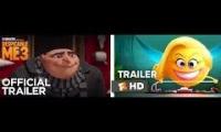 Despicable me 3 trailer & the emoji movie trailer playing all at once ...