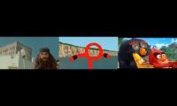 SpongeBob Vs Stickman Vs Angry Birds Sparta Remix Threeparison ...