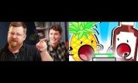 The Button Original VS Bfdi - Youtube Multiplier