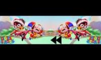 Amazing Digital Circus normal vs backward at the same time - Youtube ...