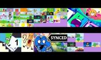 All bfdi episodes played at once - Youtube Multiplier