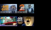 All 6 Bad Guys movies trailers playing at the same time part 2 ...