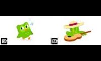 push (a duolingo song) English vs. spanish - Youtube Multiplier