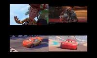 toy story vs cars sparta remix quadparison improved - Youtube Multiplier