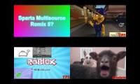 Sparta Multisource Remix Quadparison 2 - Youtube Multiplier