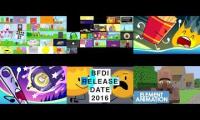 ALL 50 BFDI Episodes At The Same Time - Youtube Multiplier