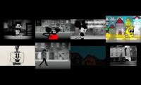 8 versions of suicidemouse.avi playing at once (Part 2) I havent made ...