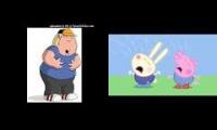 Chris Griffin Laughing George Pig and Richard Rabbit Crying (Do not ...