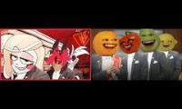 Meme City Annoying Orange Ozyrys Hazbin Hotel - Youtube Multiplier