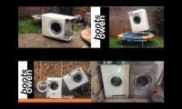 Washing Machines Getting Destroyed By Bricks - Youtube Multiplier