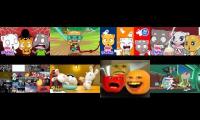 Talking Tom And friends minis,rabbit invasion,annoying orange,oggy up ...