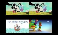 Mickey Shorts, Pocoyo and Peg + Cat Random Maze - Youtube Multiplier