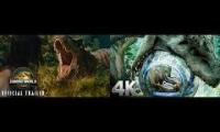 jurassic wprld rebirth and waterfall jump colab - Youtube Multiplier