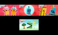 Numberblocks episodes 13-18 - Youtube Multiplier