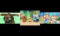 Psycho Teddy In Sprout Commercial Break In Cocomelon Boo Boo Crying ...