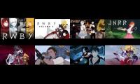 All Eight Episodes of RWBY Volume One Through Eight. - Youtube Multiplier