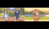 Bluey, Jean-Luc, Bingo and Dougie - Youtube Multiplier